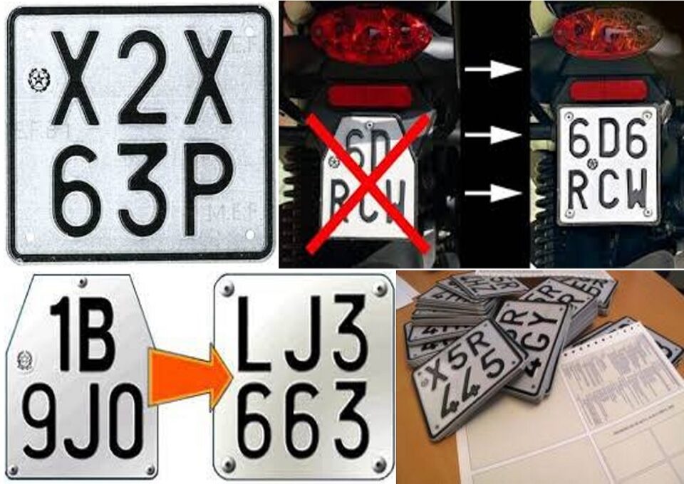 LA TARGATURA DEI CICLOMOTORI